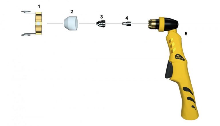 Get Star Weld P80 Air Cooled Plasma Cutting Torch – Getstarweld